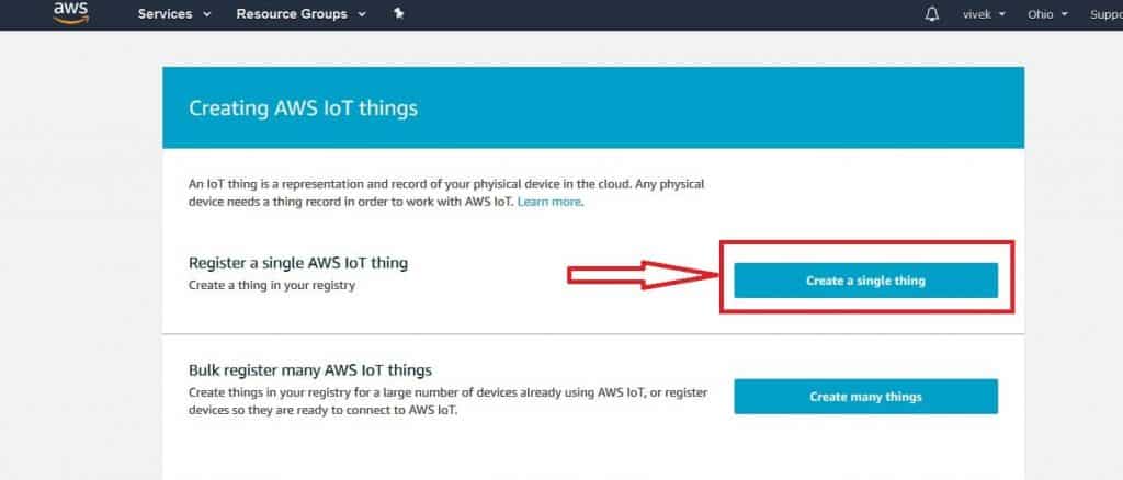 How to Create a "Thing" in AWS IoT - NerdyElectronics