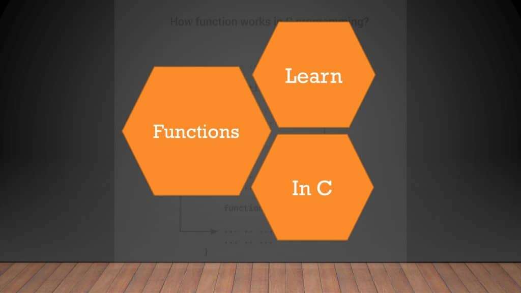 Learn Functions In C Nerdyelectronics