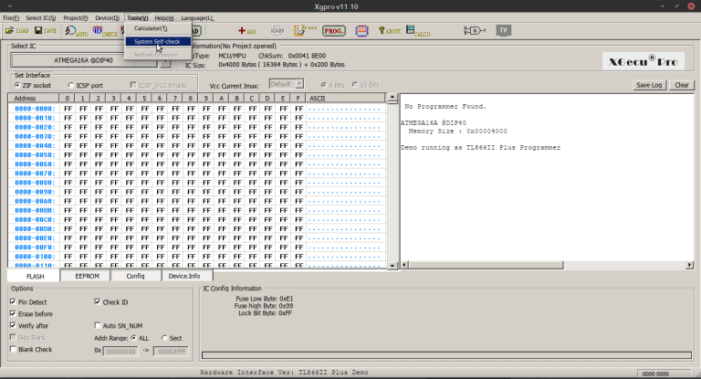 Install TL866 II programmer's software XGPRO on a Linux machine ...